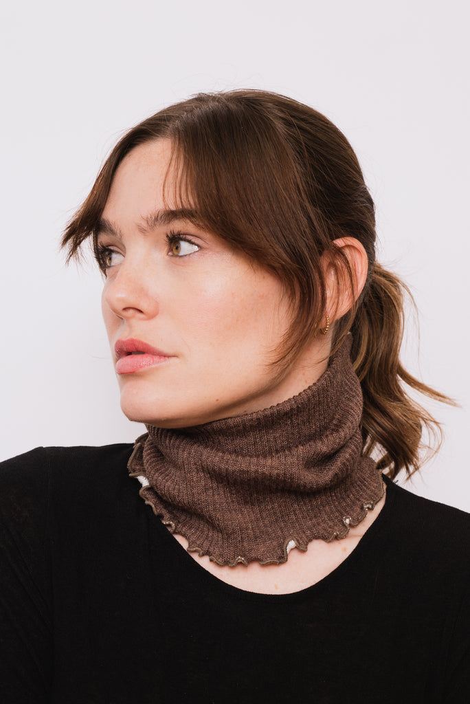 Silk and Wool Neck Warmer – Moth
